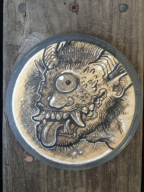 ONE EYED ONI PAINTING – missmonster