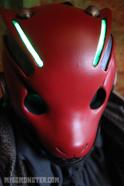 DELUXE PAINTED ROBO FOX MASK WITH LED – missmonster